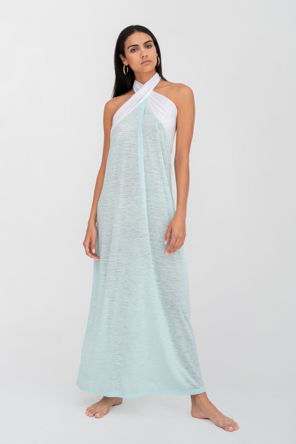 Crossover Halter Dress– pītusa