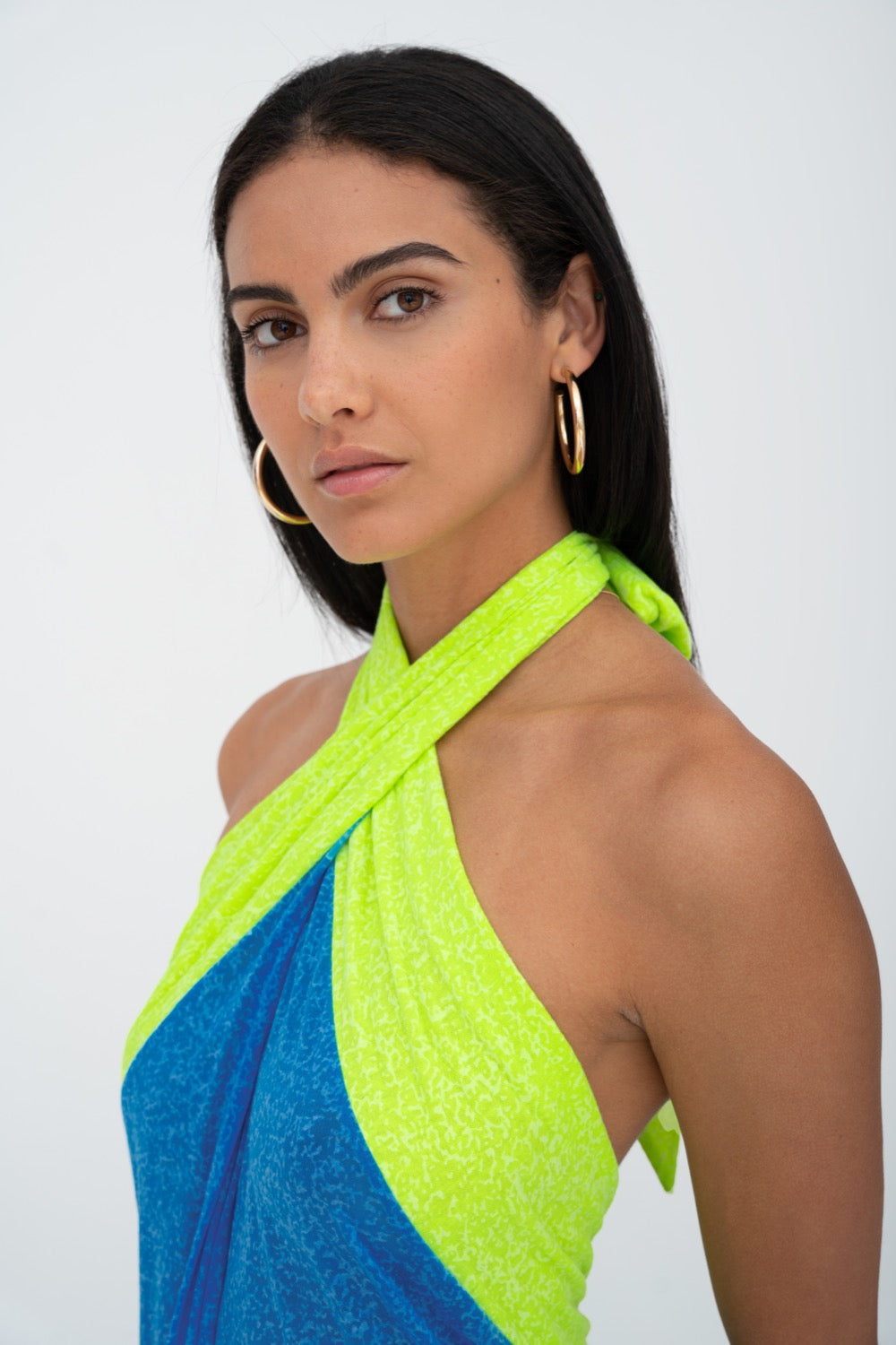 Crossover Halter Dress– pītusa